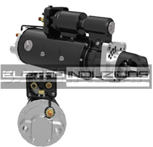 Motor Partida Delco Remy 50MT 24V Caterpillar 1238686 com prélub / pre ...
